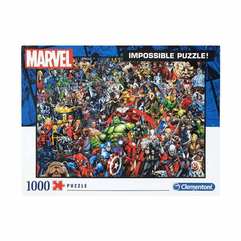 Jual Clementoni CLE-39411 Marvel Impossible Jigsaw Puzzle [1000 Pieces ...
