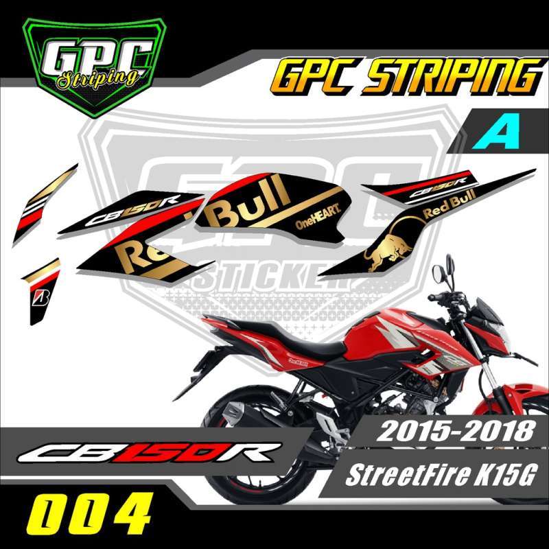 Promo Striping Cb150r - Stiker Variasi List Motor Cb150r Redbull Gpc 04 ...