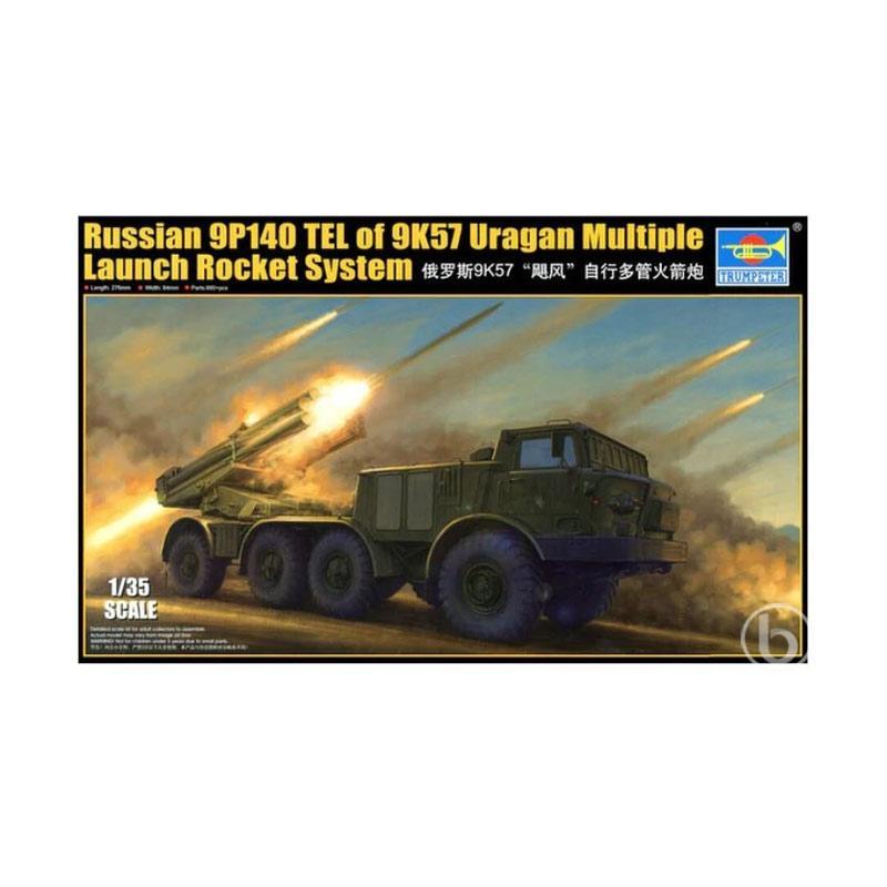 Promo Trumpeter 01026 Russian 9p140 Tel Of 9k57 Uragan Multiple Launch ...