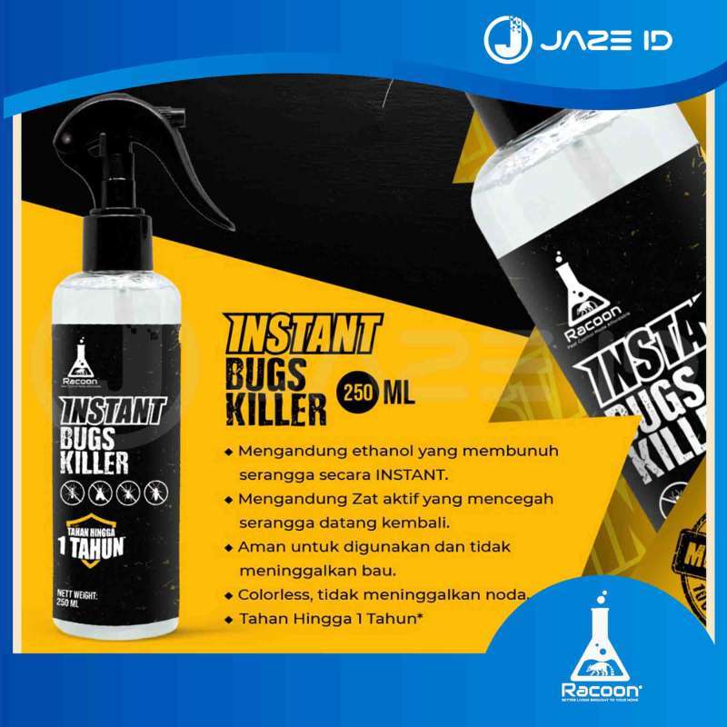 Jual RACOON Obat Anti Serangga Instant Bugs Killer Racun Semut Kecoa ...