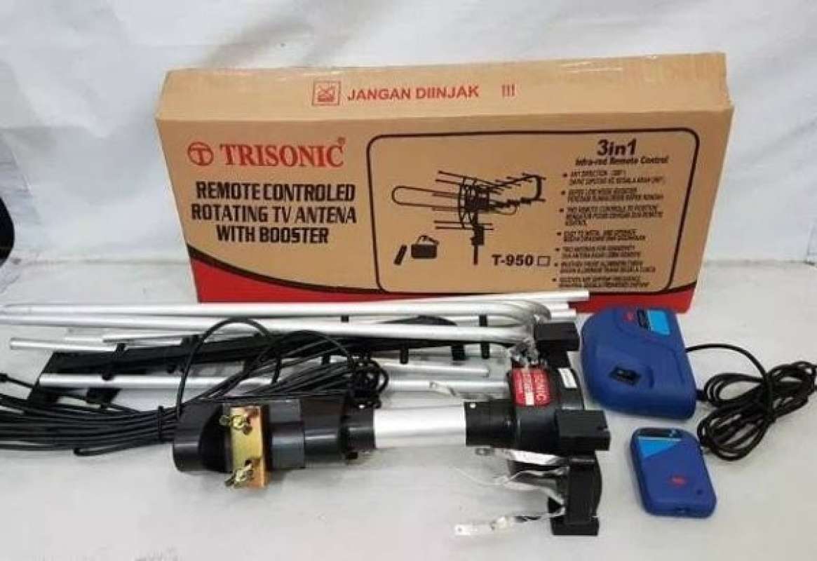 Jual ANTENA TV LUAR TRISONIC T950 ANTENA TV OUTDOOR REMOTE BOOSTER Xm ...