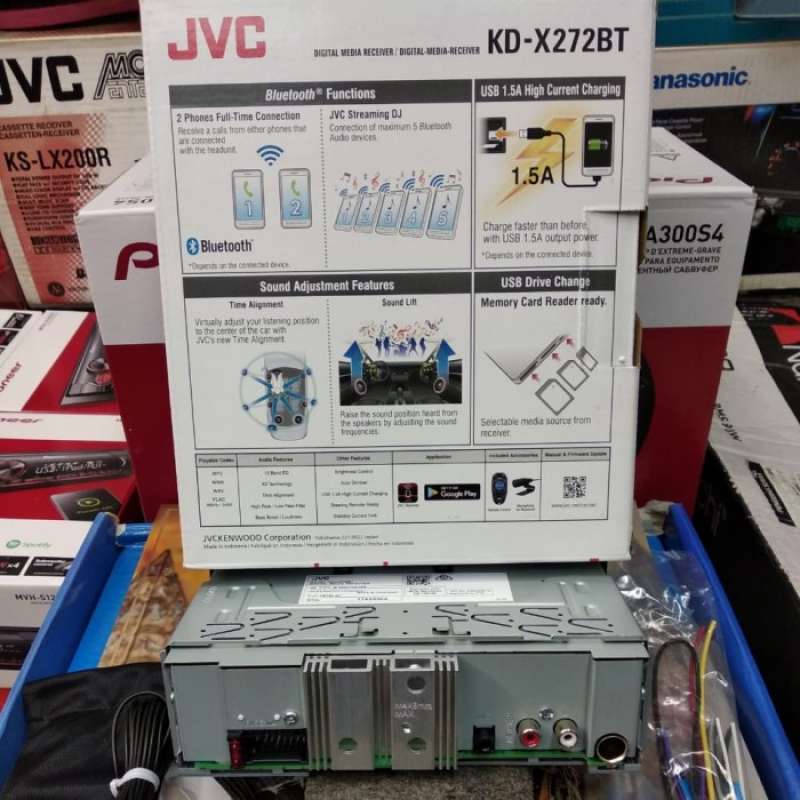 Jual Head Unit Digital Media Receiver With Bluetooth Jvc Kd-x272bt Di Seller Gajendra ...