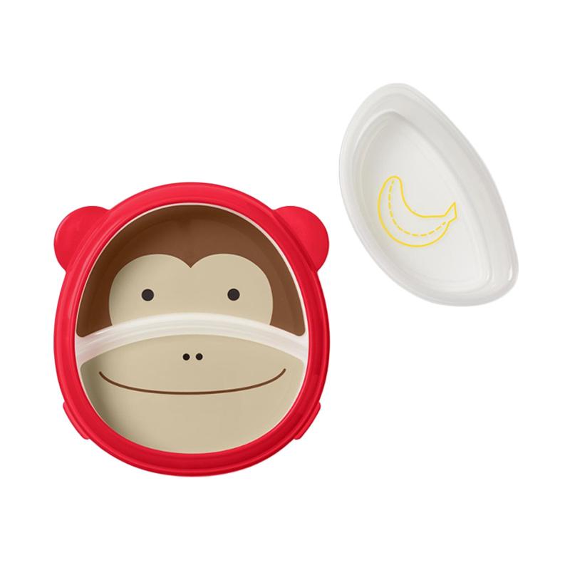 Jual Skip Hop Sh252227 Monkey Zoo Smart Serve Plate & Bowl Alat Makan ...