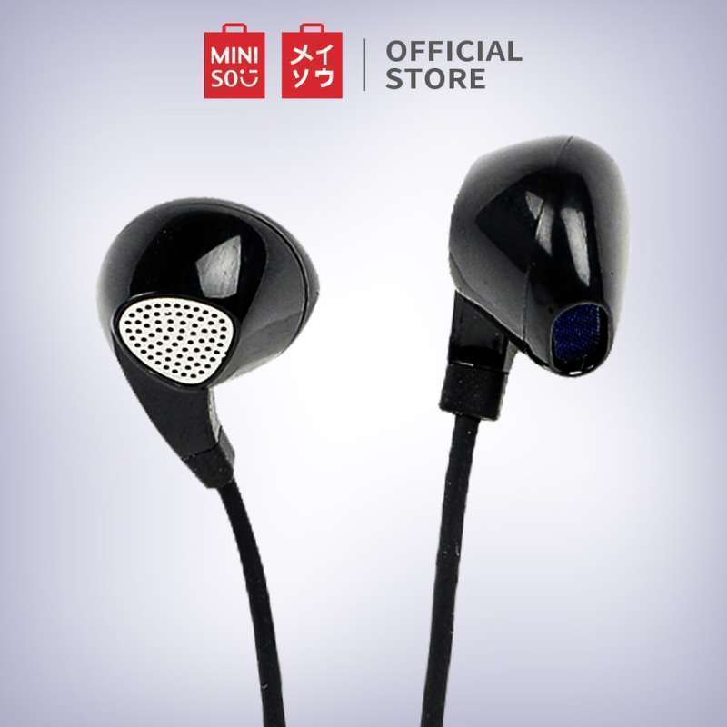 Jual MINISO Earphone Kabel Headset In Ear Wired Classic Klasik Stereo ...