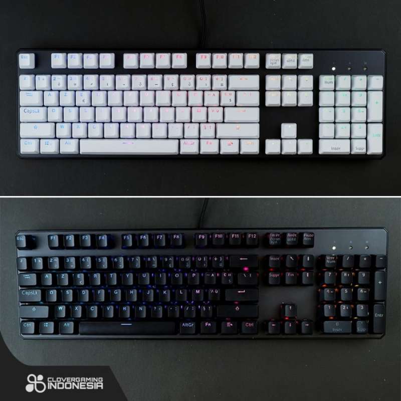 Jual Keycaps CLV France Layout - Mechanical Keyboard Prancis French ...