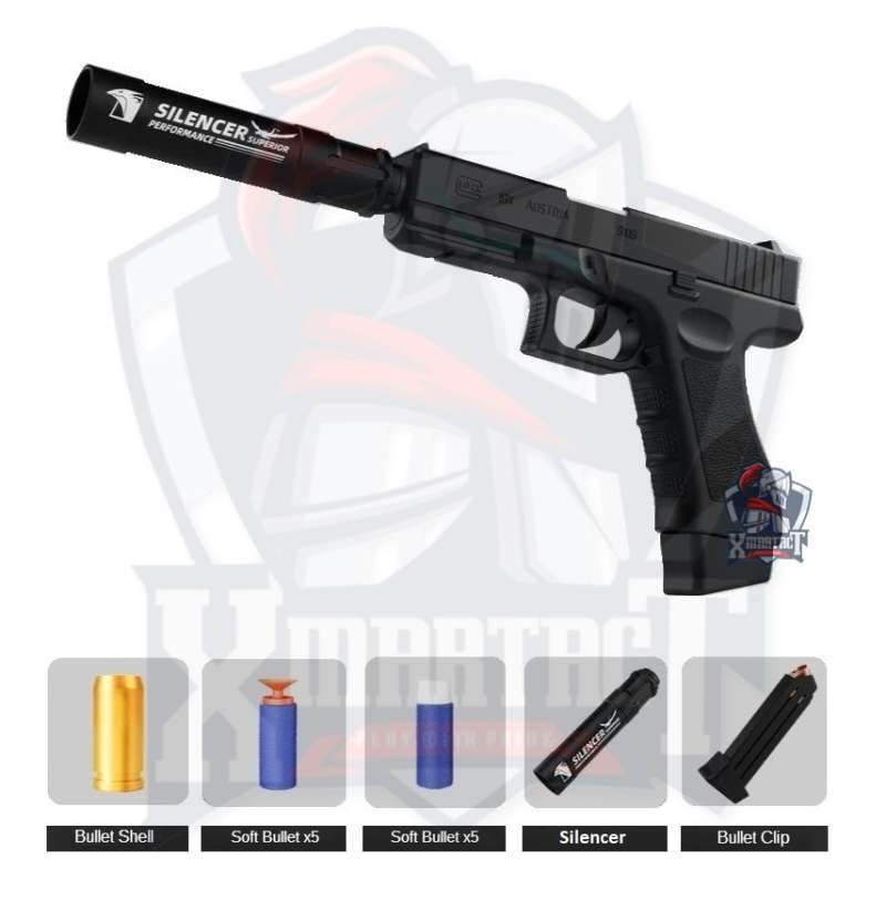 Jual Mainan G19 Shell Ejection Soft Bullet Di Seller Xmartact - Kedoya ...