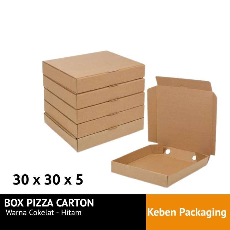 Jual BOX PIZZA CARTON 30X30X5 di Seller Keben Packaging - Kota Malang ...