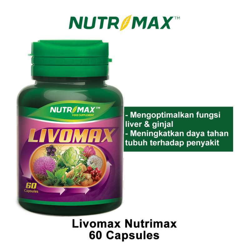 Jual Nutrimax Livomax Suplemen Kesehatan Daya Tahan Tubuh Anti Radang ...