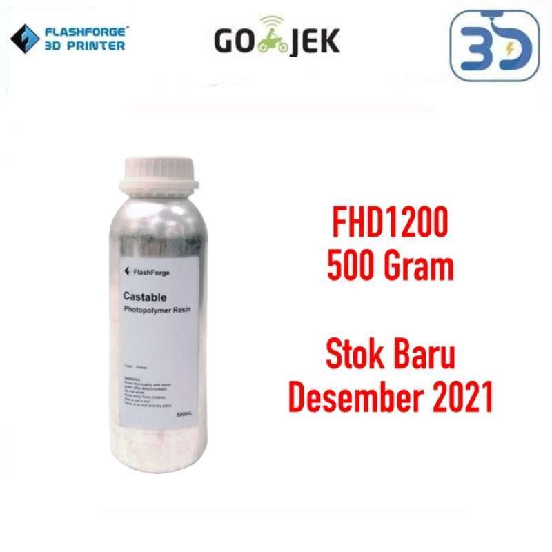 Jual Flashforge DLP Castable Resin di Seller 3D Zaiku - Kedaung Kali ...