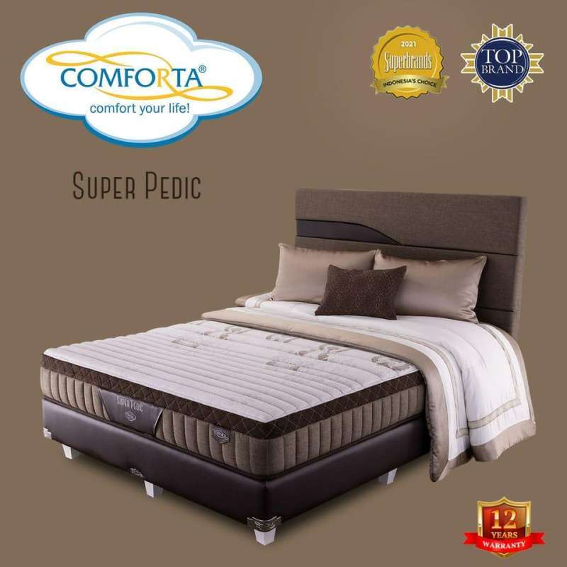 Jual Kasur Spring Bed Comforta New Super Pedic (full Set) Di Seller ...