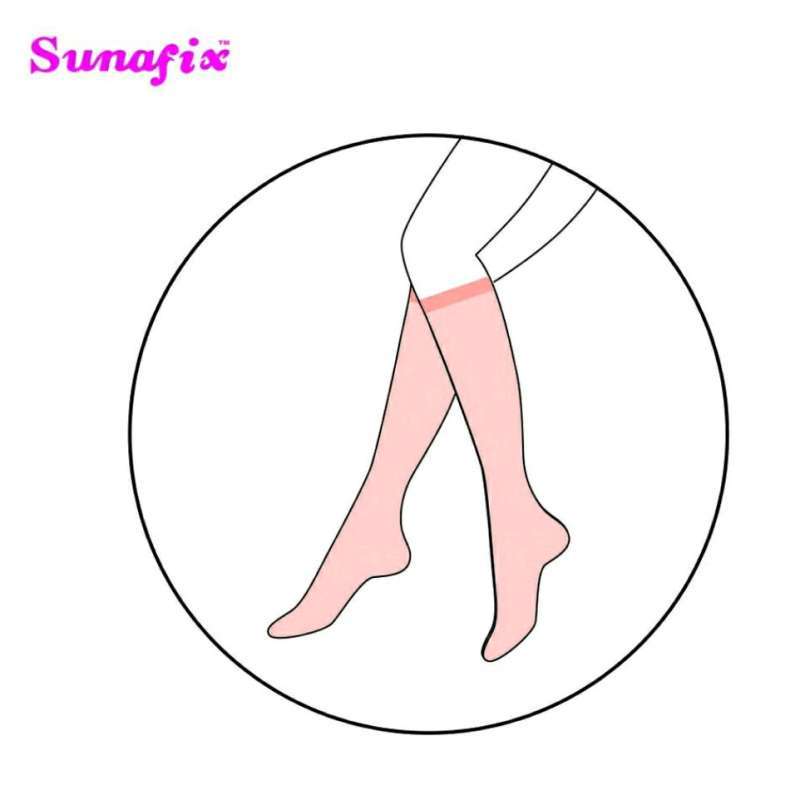 Jual Sunafix St 704 Nylon Stocking Panjang Selutut Coklat Muda Di ...