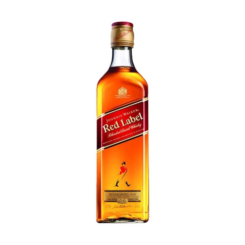 Jual Johnnie Walker Red Label Exclusive Minuman Alkohol [1 L] di Seller ...