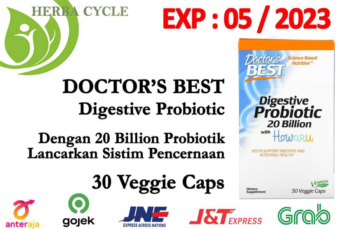Jual Doctor Best Digestive Probiotic 20 Billion 30vcap Kesehatan ...