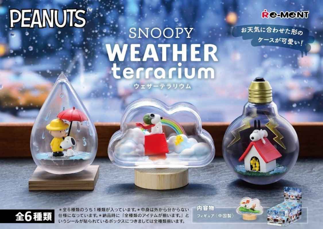 Jual Peanuts Snoopy Weather Terrarium - After Rain - Sunny Day Di ...