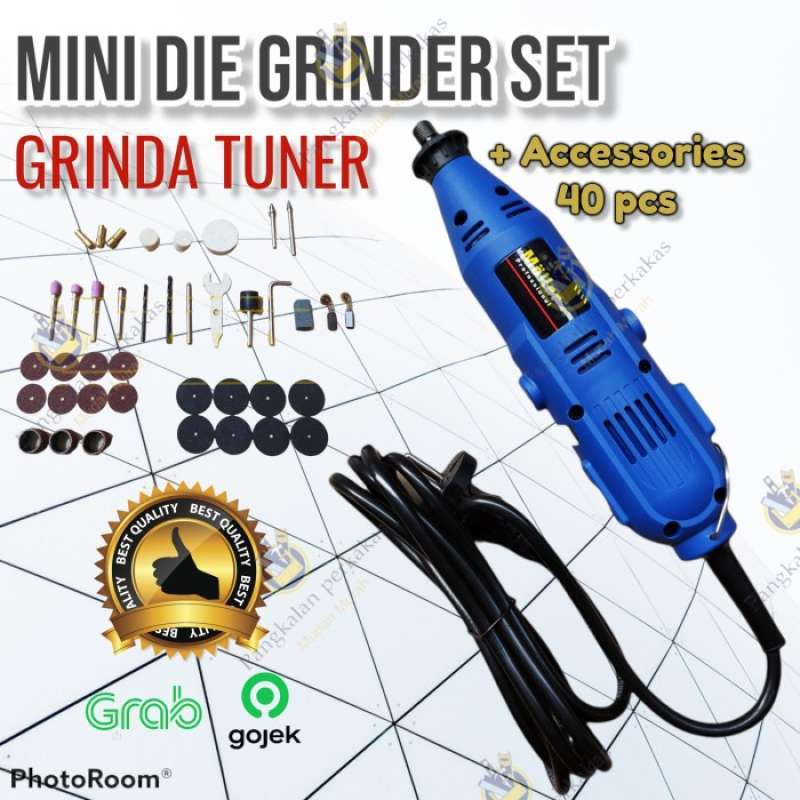 Jual RECOMMENDED Mini die grinder set dremel 40pcs | grinda tuner di ...
