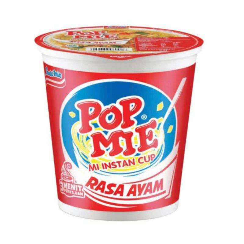 Jual Pop mie kuah mie instan cup rasa ayam, bakso, soto ayam dan kari ...