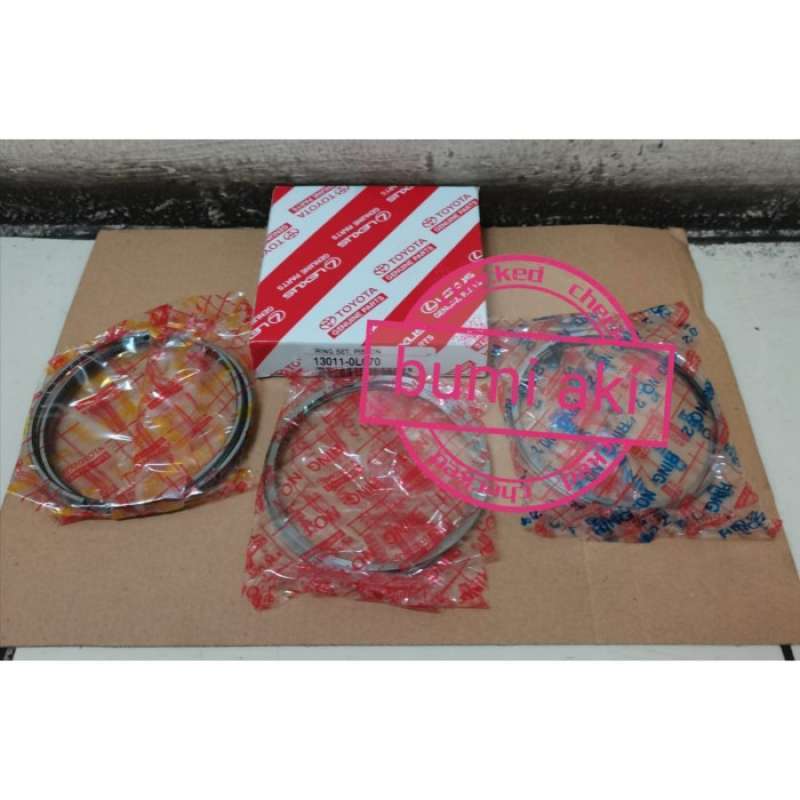 Promo RING SEHER ATAU RING PISTON SET TOYOTA HILUX 2.5 2KD & FORTUNER ...
