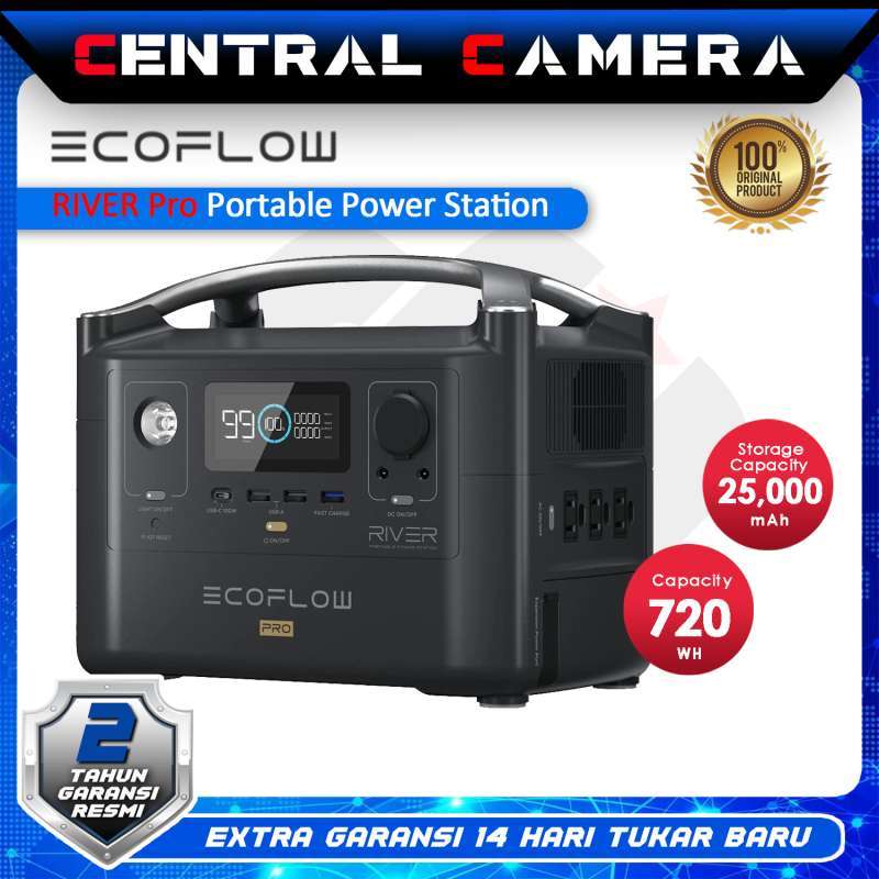 Jual EcoFlow RIVER Pro Portable Power Station di Seller Central Camera ...