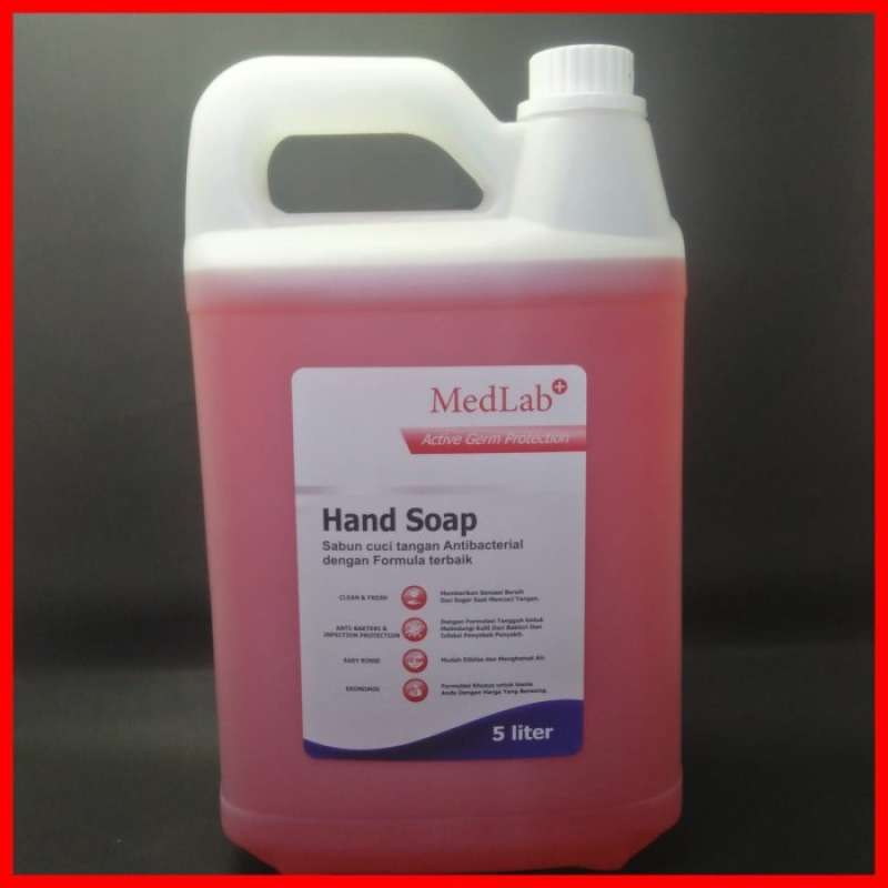 Sabun Cuci Tangan Medlab 5 Liter Lengkap Harga Terbaru Juli 2024 | Blibli