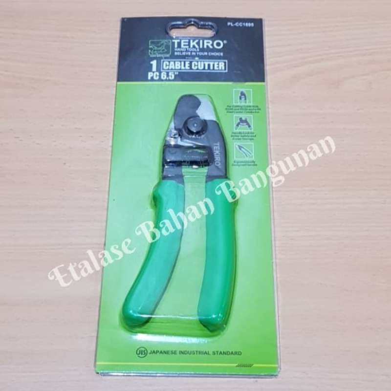 Promo Tekiro Cable Cutter 6.5 Tang Potong Fiber Optik Mini Stripping ...