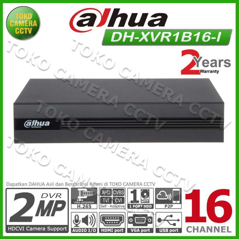 Jual Dvr Recorder Cctv Dahua 16 Channel Cctv Dahua 16ch 2mp Di Seller ...