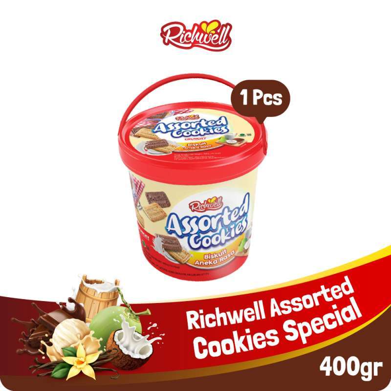 Jual Richwell Assorted Cookies Festive 400g di Seller Satoria - Pradah ...
