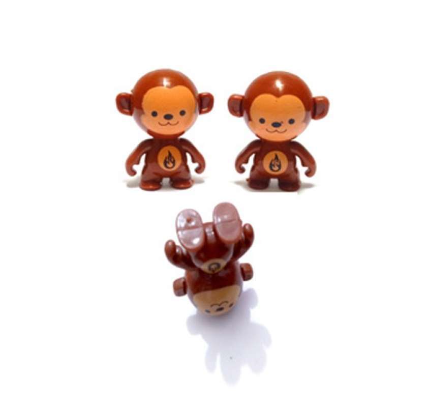 Jual Mainan Monyet Mini Lucu Bisa Akrobat dan Jadi Hiasan Kue Ulang ...