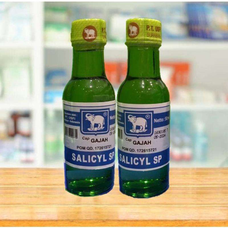 Jual Salicyl Sp Spiritus Cair Cap Gajah Botol Kaca Obat Panu Kadas ...
