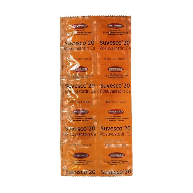Jual Dipa Pharmalab Intersains Suvesco 20 Obat Resep Dokter [1 strip ...