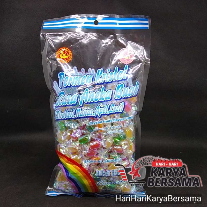 Jual CHEN LIANG JI PERMEN CRYSTAL FRUITS FLAVOUR CANDY 500GR di Seller ...