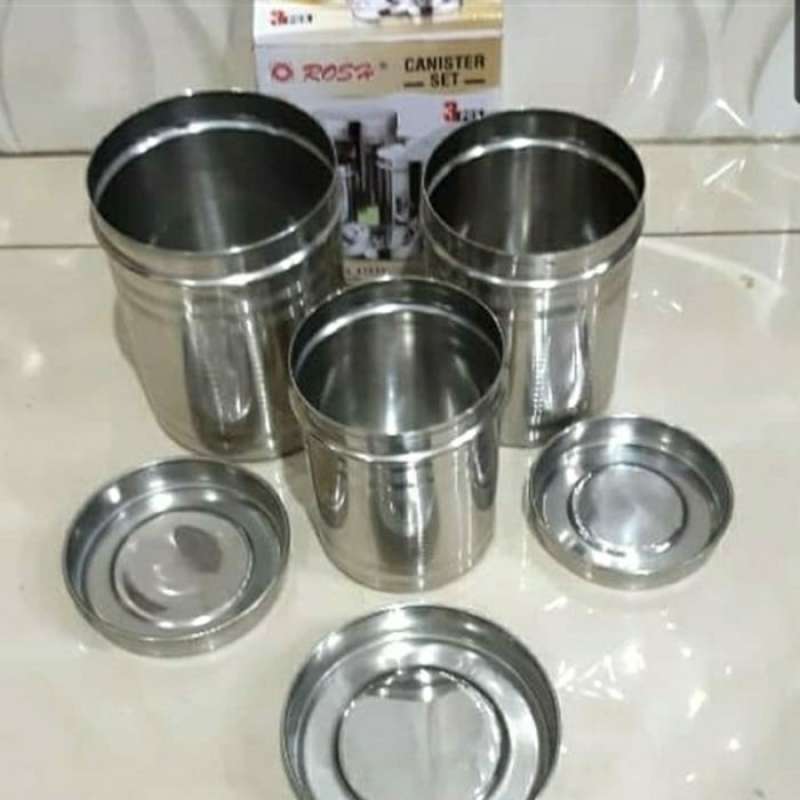 Jual SPECIAL tempat gula/ tempat bumbu/ wadah teh kopi/ canister set ...