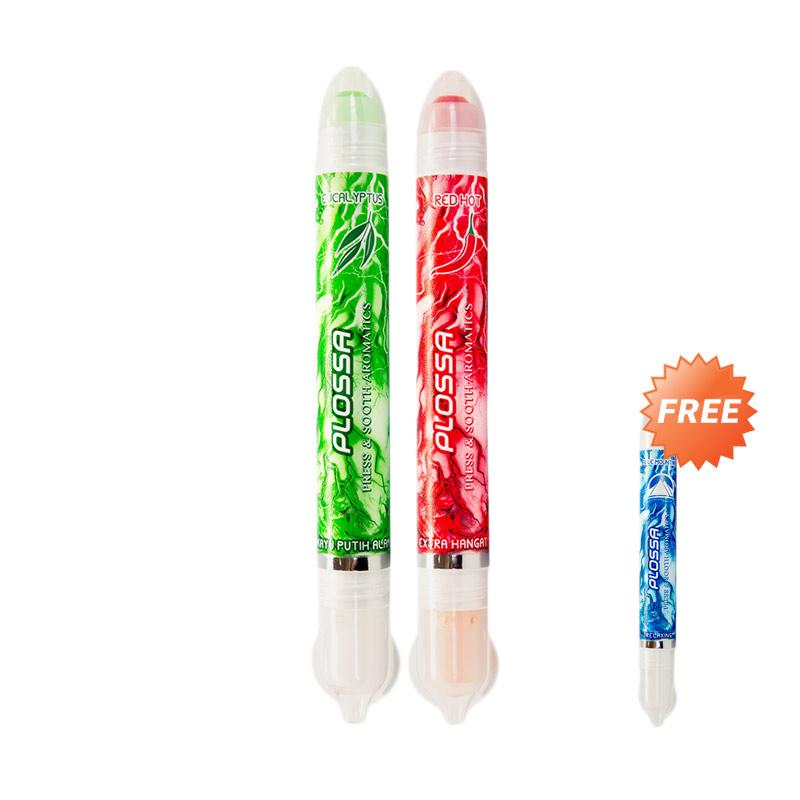 Jual Plossa 4in1 Minyak Angin Aromatherapy [Buy 2 Get 1/ Varian Lengkap ...