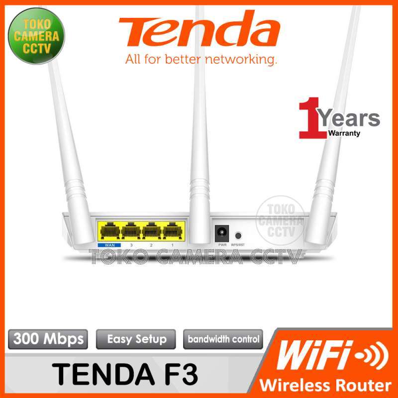 Jual Wireless Router Extender Access Point Wifi Repeater Tenda F3 Di