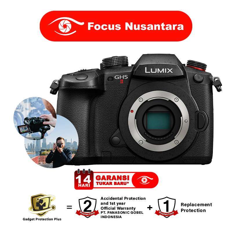 Jual Focus Nusantara - Panasonic Lumix Dc-gh5 Ii / Gh5 Mark 2 Body ...