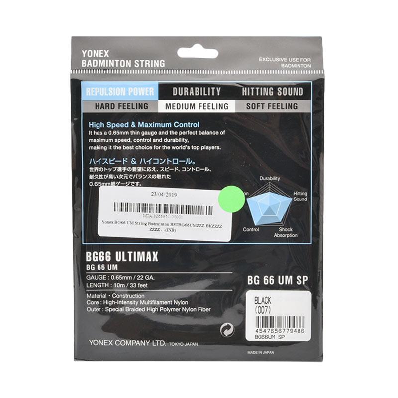 Jual YONEX BG66 UM String Senar Raket Badminton [BSTBG66UMZZZ-BKZZZZ ...