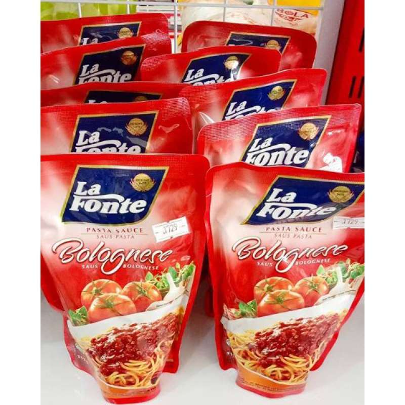 Jual Bumbu Spaghetti La Fonte Bolognese - Pasta Saus Spaghetti - La ...