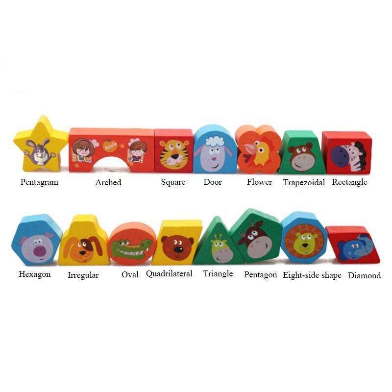 Jual Mainan Edukasi Anak Sorting Box Kotak Kayu Geometri Puzzle Block ...