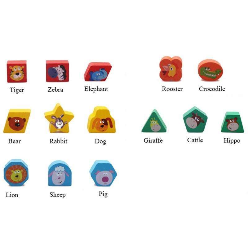 Jual Mainan Edukasi Anak Sorting Box Kotak Kayu Geometri Puzzle Block ...