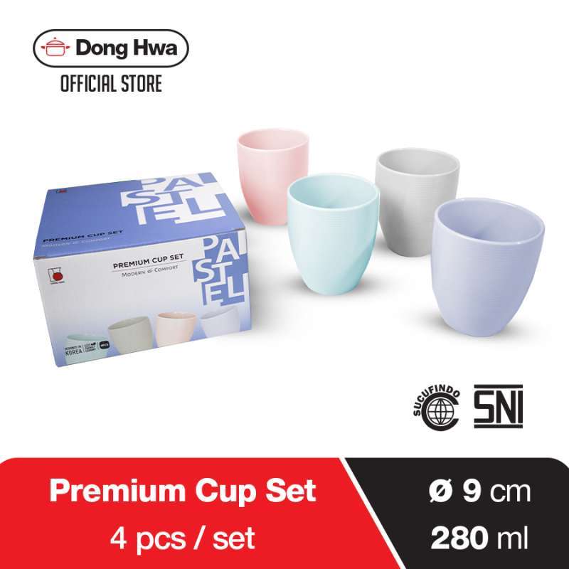 Jual Dong Hwa Special Set Premium Cup [280 mL/ 4 pcs] di Seller DONGHWA ...