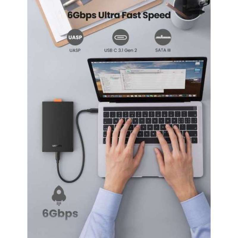 Jual Ugreen Hard Disk Enclosure 2.5 Inch Usb Type C Casing Hdd Adapter ...