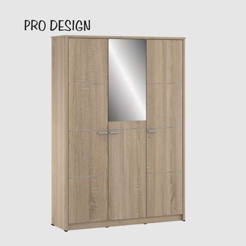 Jual Pro Design Volta Lemari Pakaian [3 Pintu] - Sonoma Oak di Seller ...