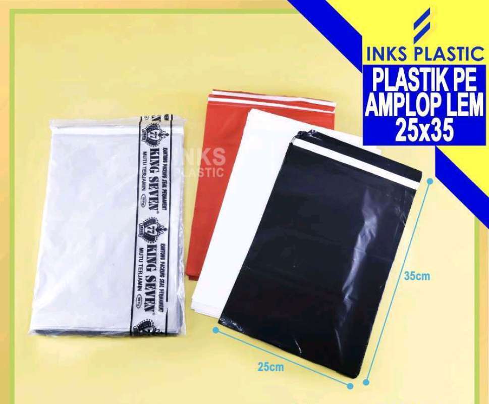 Promo PLASTIK PE AMPLOP LEM 25X35 PUTIH (50PCS) Diskon 1% di Seller ...