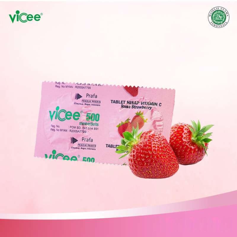 Jual Vicee Strawberry [1 Box/100 Tabs] / 36 Box di Seller Health2B ...