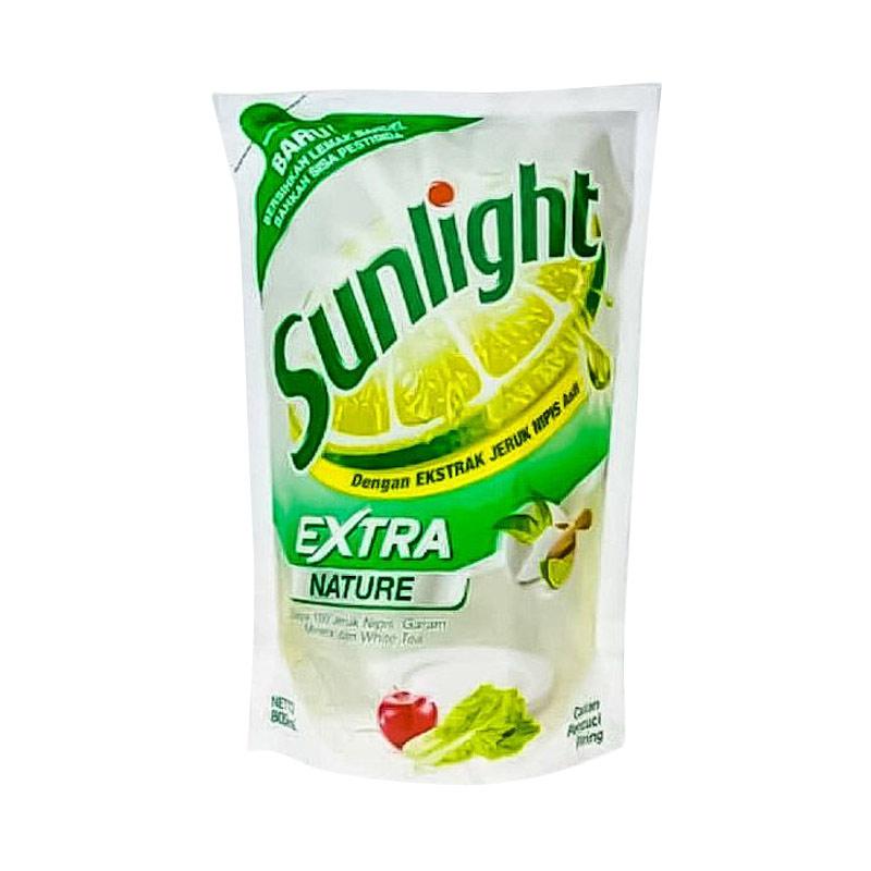 Jual SUNLIGHT Extra Nature Sabun Cuci Piring [800 mL/ Kemasan Refill ...