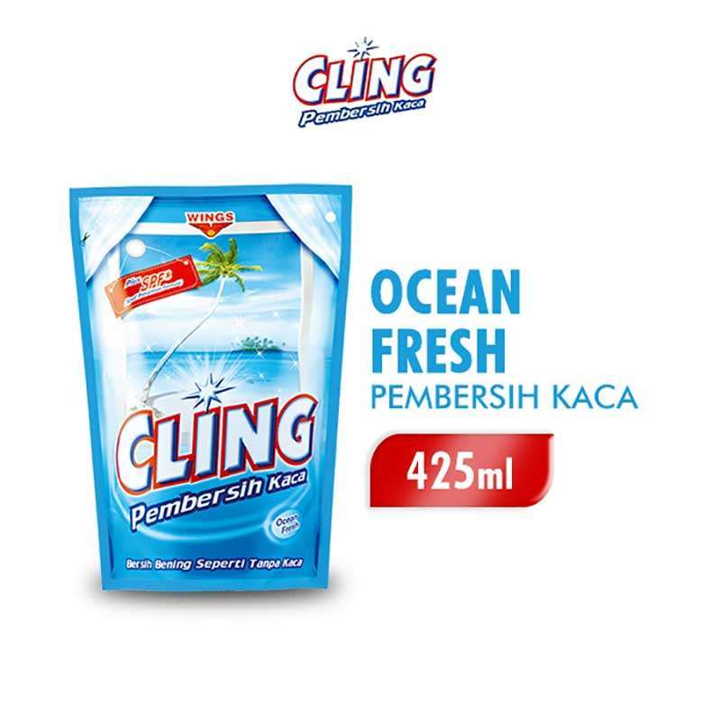 Jual Cling Pembersih Kaca Ocean Fresh Refill 425 Ml Di Seller Alfamart ...