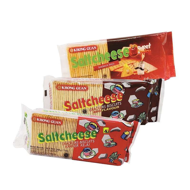 Promo Khong Guan Saltcheese - Cheese Crackers - 200 gr BESAR - BARBEQUE ...