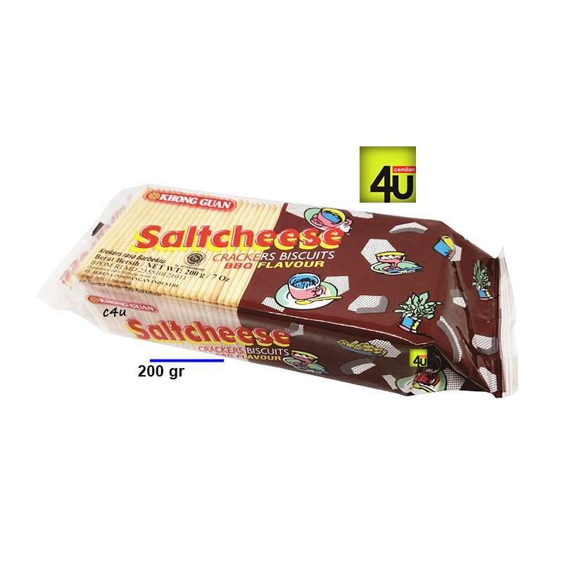 Promo Khong Guan Saltcheese - Cheese Crackers - 200 gr BESAR - BARBEQUE ...