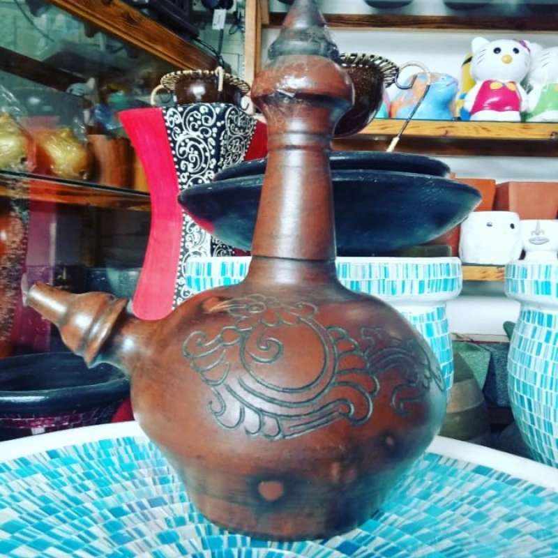 Jual RECOMMENDED Kendi air minum ukir ukuran 3 liter /kendi air minum ...