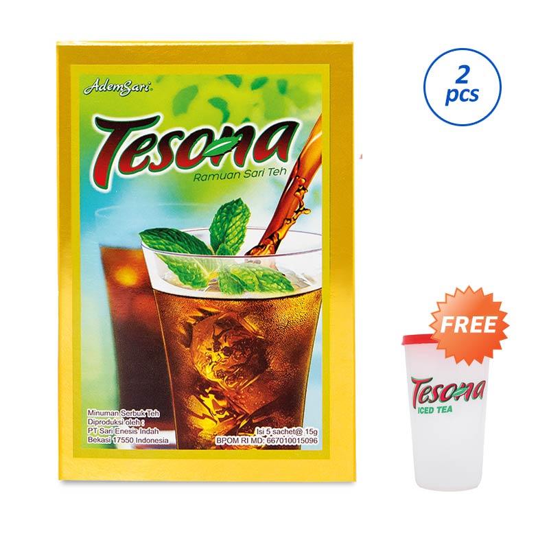 Jual Tesona Iced Tea Teh Sachet [Buy 2 Free Gelas Tesona] di Seller ...