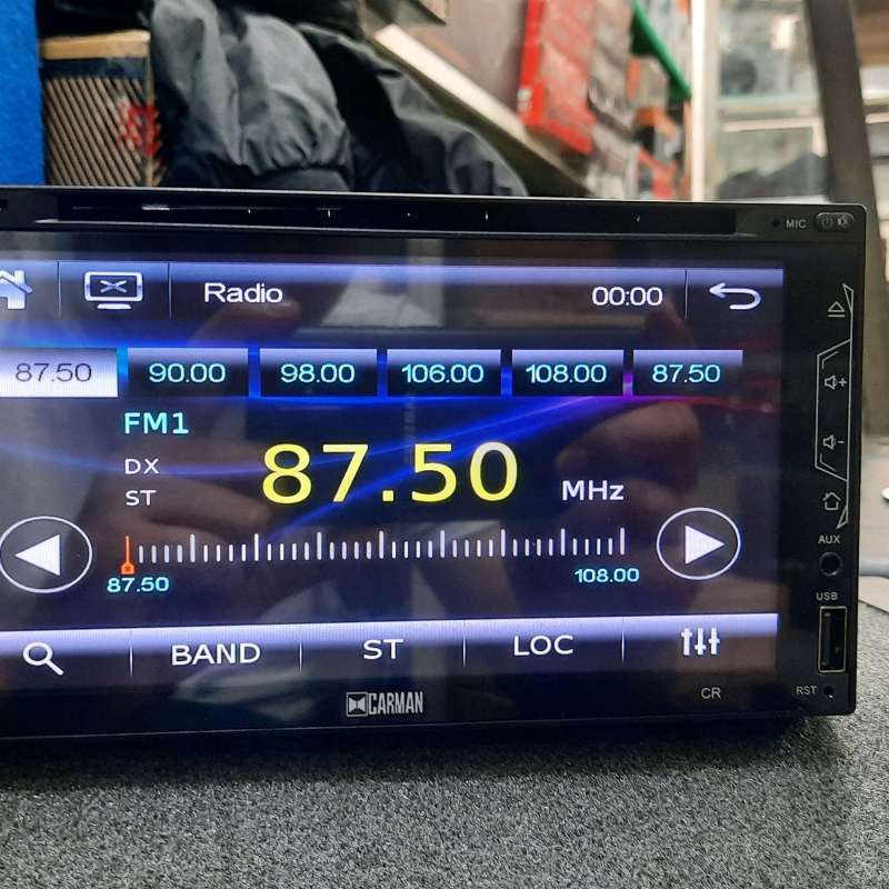 Promo Carman Head Unit Dvd Double Din Fullglass Diskon 30% Di Seller ...